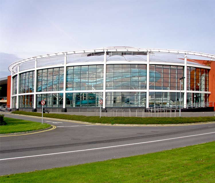 ADT Facade Solutions - Swimming pool Glass Facade